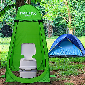 GigaTent Pop Up Pod Changing Room Privacy Shower Tent – Instant Portable Outdoor Rain Shelter, Camp Toilet for Camping & Beach – Lightweight & Sturdy, Easy Set Up, Foldable - with Carry Bag