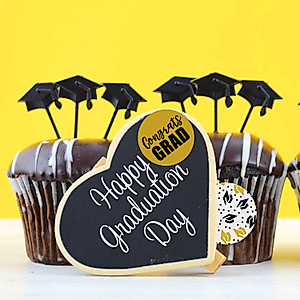 500Pcs Graduation Stickers Graduation Cap Stickers Congrats Grad Class of 2024 Stickers for Graduation Envelope Seals(1Inch)