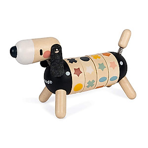 Janod - Sweet Cocoon Shapes and Colors Dog - Ages 2+ - J04421