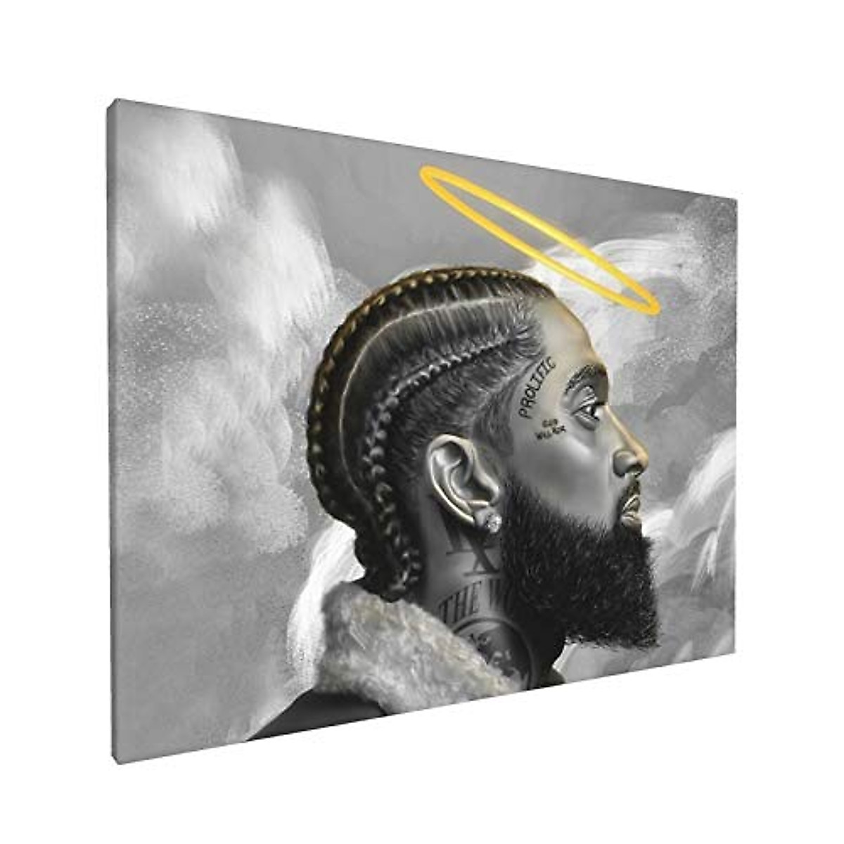 Decor Wall Art Canvas Poster Paintings On Canvas Prints For Living Room Framed Ready To Hang 12x16in