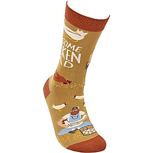 Primitives by Kathy Awesome Chicken Dad Socks