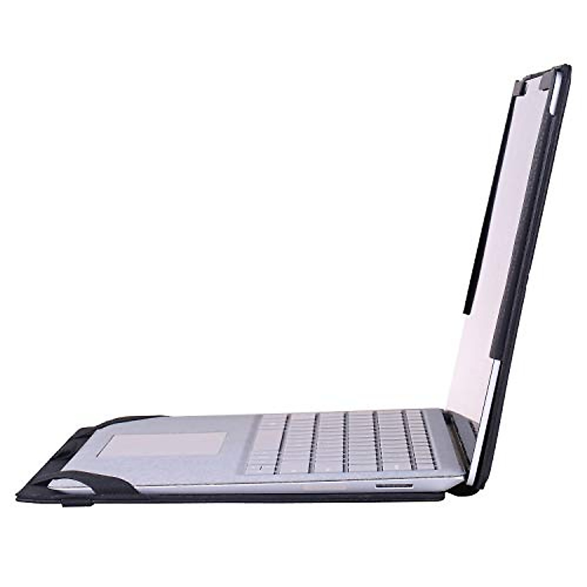 Case for Microsoft Surface Laptop 5 / 4 / 3 / 2 / 1 Surface Laptop Case Special Case Cover for 13.5 inch Surface Laptop -Black(Gift: Screen Protector)