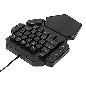 Ruining One Handed Gaming Keyboard, One Handed Keyboard Ergonomic Design for Dorm for Game for Home