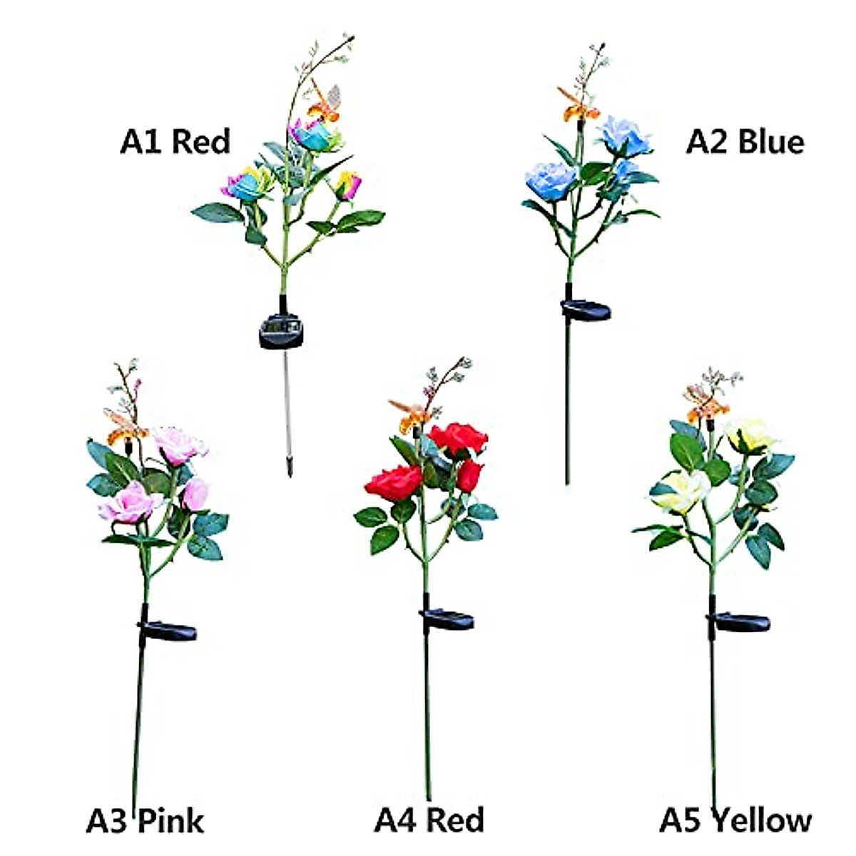 BeautyOL LED Solar Garden Light Outdoor Pathway,Lamp for Home Yard Landscape Decoration