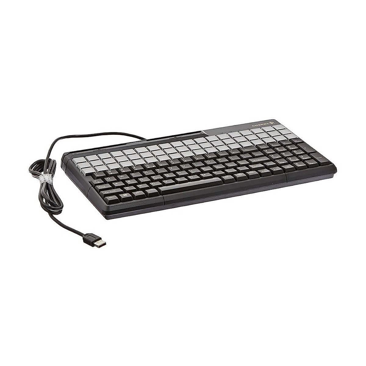 Cherry G86-71401EUADAA LPOS Keyboard w/Touchpad - MSR - USB - US Key Layout - Black