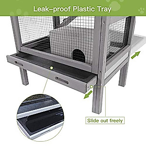 GUTINNEEN Ferret Cage Rat Cage 5 Levels Small Animal Cage for Chinchilla, Hedgehogs, Squirrel, Chameleon, Lizard, Gerbils