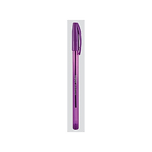 Tiger Stationery 301949 Ultra-Glide Ballpoint Pen - Purple (Pack of 50)