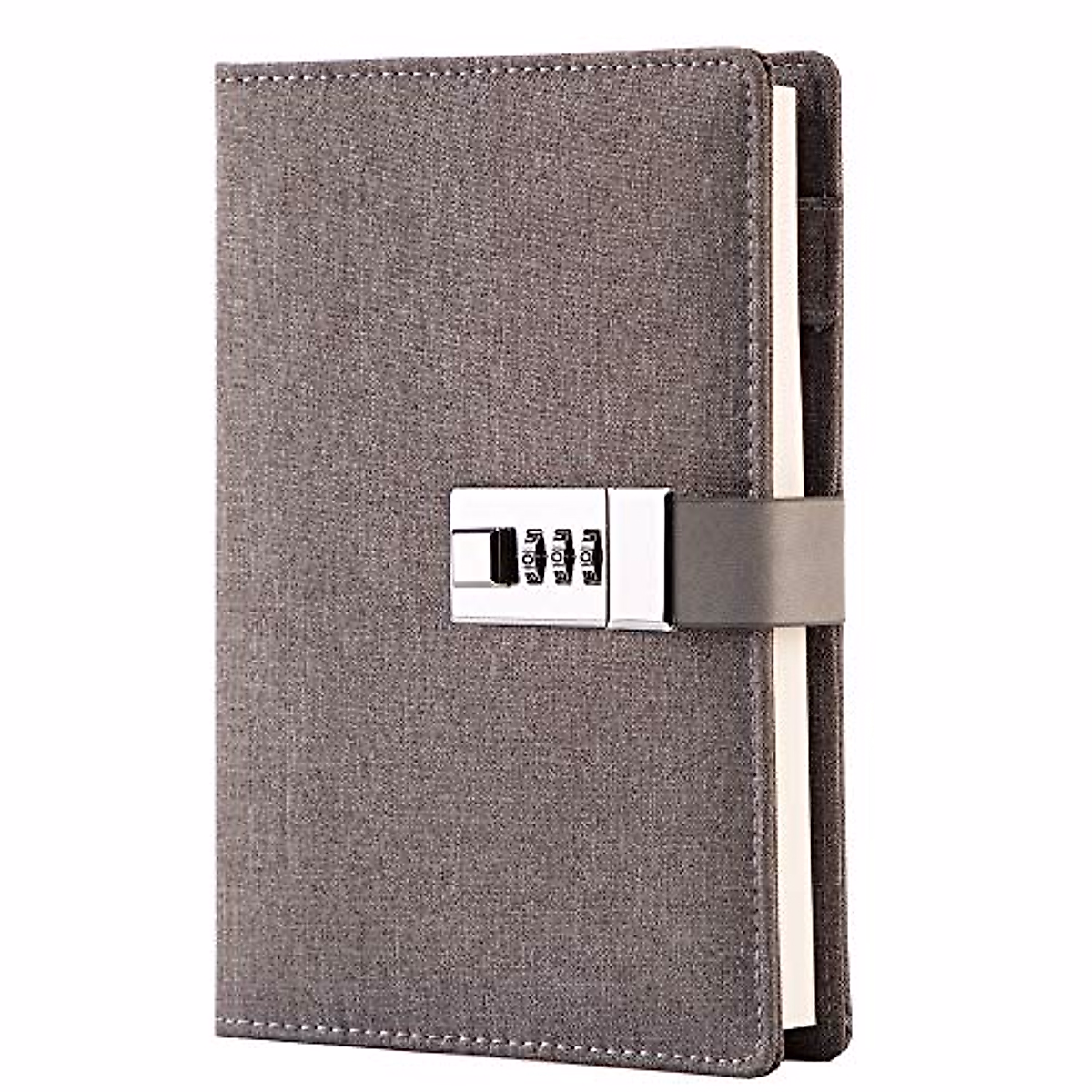 CAGIE Lock Journal Combination Locking Diary Vintage Lock Planner Agenda Personal Diary
