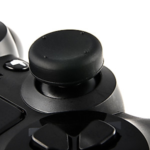 GNG 8 x Soft Rubber Thumb Grips Black Thumbstick Joystick Extra High Enhancements Cover Caps Skin for Sony Play Station 4 PS4 PS3 Xbox 360 Xbox One