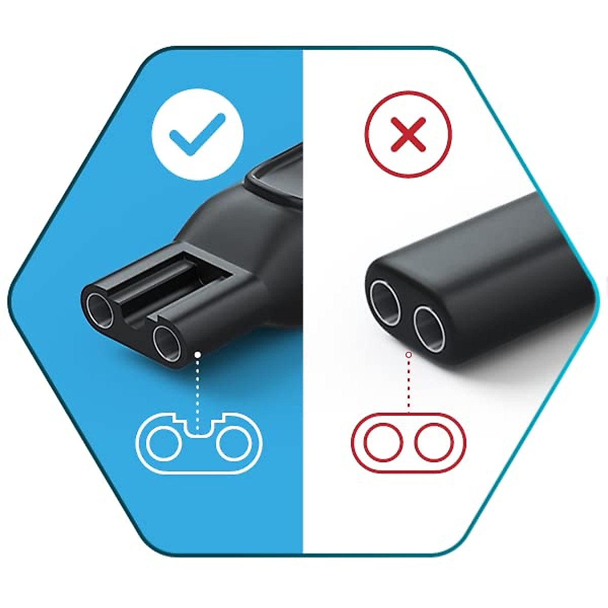 15V Philips-Norelco Shaver-Charger 2100 3000 3100 3500 4100 4200 4500 5100 5500 5700 6100 7100 7200 7300 8900 9300 9700 Multigroom Bodygroom Beard Trimmer Power Extra Long Cord