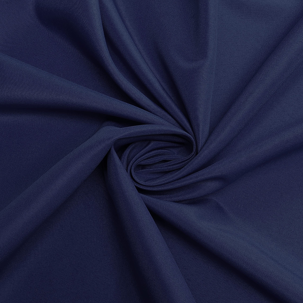 sancua Round Tablecloth - 60 Inch - Water Resistant Spill Proof Washable Polyester Table Cloth Decorative Fabric Table Cover for Dining Table, Buffet Parties and Camping, Navy