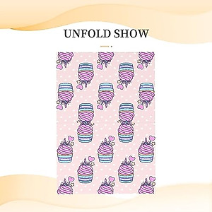 PAILON Pink Unicake Thank You Cards With Envelopes, Blank Greeting Note Cards With Envelopes Blank Inside, Funny Birthday Cards For Women Men, Thank You Card For Wedding Business,Graduation