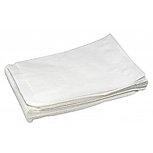 N'ice Packaging 200 White Flat Paper Bags Good for Candy, Cookies, Small Gift, Crafts, Party Favor, Sandwich, or Merchandising - no Gussett (White, 6" x 9")