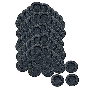 50mm / 2" Foam Earphone Ear Pad Earpad Headphone Covers, 72 pack / 36 Pairs
