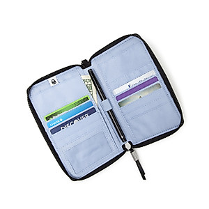 Baggallini Womens New Classic Rfid Phone Wallet Crossbody Cross Body Handbags, Black, One Size US