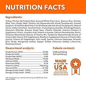 IAMS Proactive Health Adult Sensitive Digestion & Skin Dry Cat Food with Turkey, 3 lb. Bag