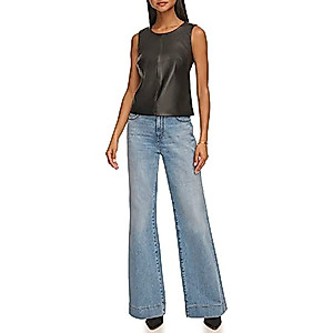 Karl Lagerfeld Paris Women's Sport Tank Blouse, Black