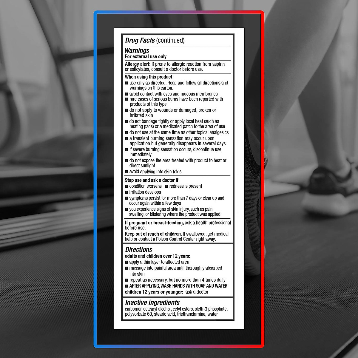 Icy Hot Original Pain Relieving Cream 1.25 oz. Powerful Pain Relief for Muscles & Joints White