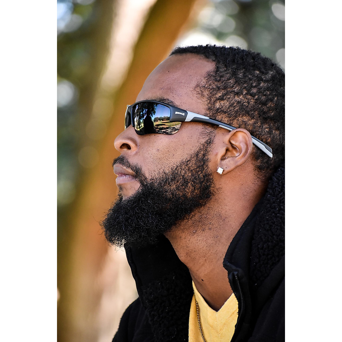 Global Vision Eyewear Hercules 7 Safety Glasses Black Frame (Clear)