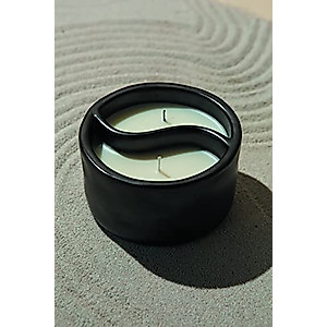 Paddywax Candles YY1002Z Yin & Yang Collection Scented Candle, 11-Ounce, Black - Palo Santo | Cade