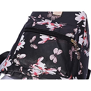 American Shield Girls Mini Waterproof ipad Backpack Casual Lightweight Light Strong Sport Daypack 06051 (Black5)