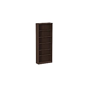 Alera ALEVA638232ES Valencia Series 6-Shelf 31-3/4 in. x 14 in. x 80-1/4 in. Bookcase - Espresso