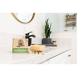Dr. Squatch All Natural Bar Soap for Men with Zero Grit, Alpine Sage