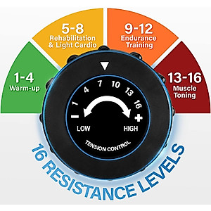 Vaunn Under Desk Stationary Bike, Electronic Pedal Exerciser for Physical Therapy, Light Cardio for Arms and Legs, Home & Office Use