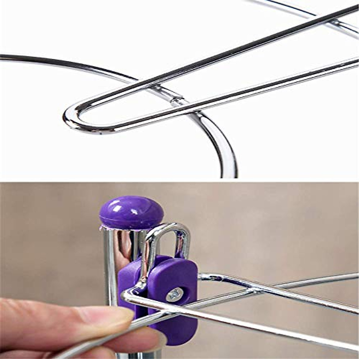 NEIDE Kitchenware Rack Pot Lid Holder Spoon Rest Pan Cover Knife Shelf C Board Drying Stand Rack Organizer-Wave Pan Pot Cover Spoon Lid Shell Rack Stand Holder Home Kitchen Utensils Pot Lid