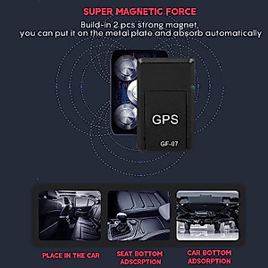 Vape and Wires GPS Tracker for Vehicles, Mini Magnetic GPS Real time Car Locator, Full USA Coverage, No Monthly Fee, Long Standby GSM SIM GPS Tracker for Vehicle/Car/Person Model 2022A