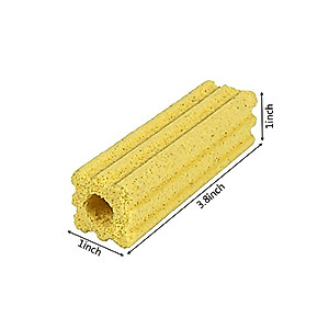 AFACYGN 108pcs 3.8 Inch Aquarium Ceramic Bio Filter Media,Ceramic Bio Media Blocks for Fish Tank and Koi Pond (Small Block 108pcs)