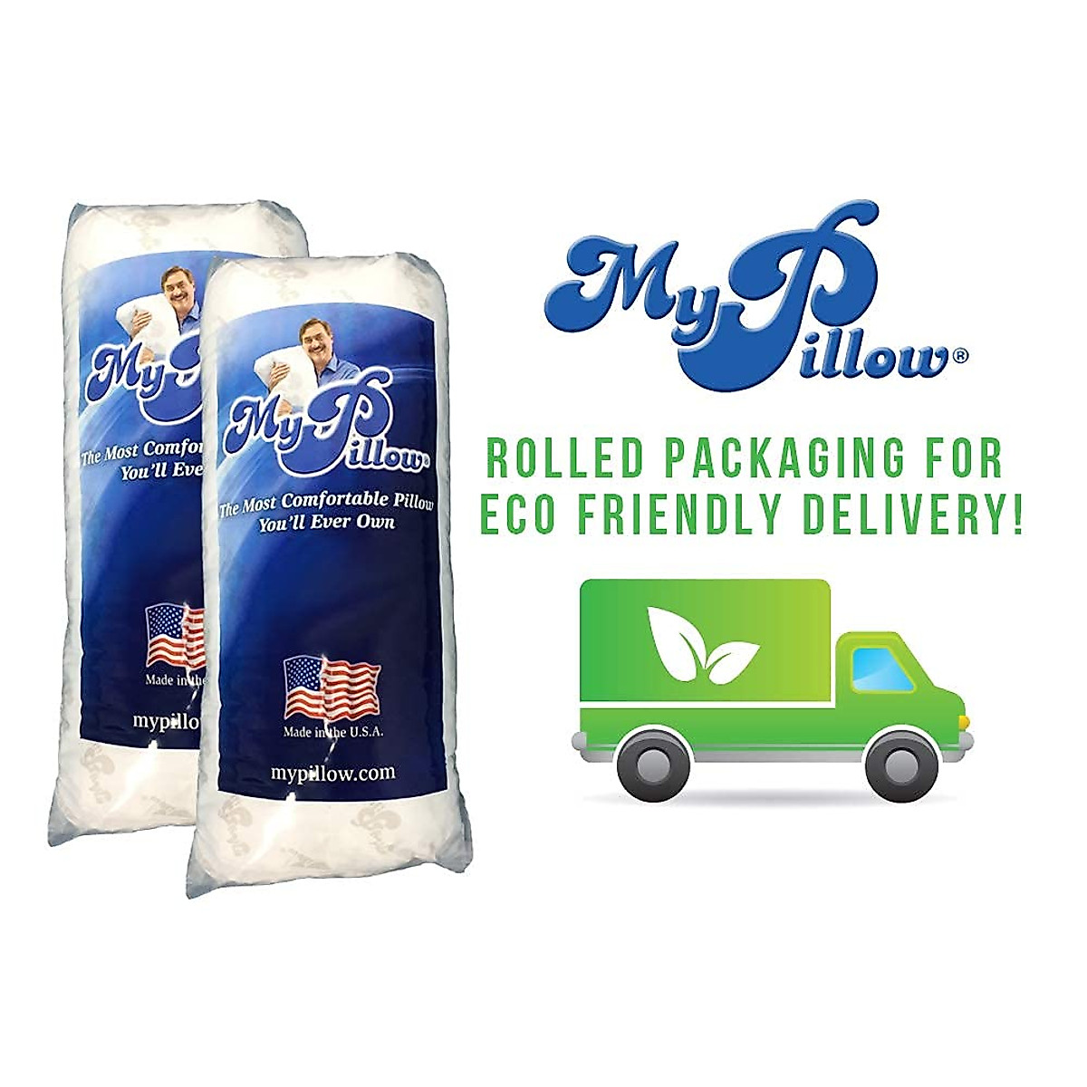 MyPillow Classic Bed Pillow Queen Medium (Set of 2)