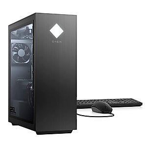 HP OMEN 25L Gaming Desktop Gamer Tower PC, GeForce RTX 2060 6GB Graphics, 10th Gen 8-Core i7-10700 up to 4.8 GHz (16GB DDR4 RAM | 4TB SATA SSD | 1TB HDD) VR Ready RGB Lighting 500W PSU WiFi Win 10 Pro