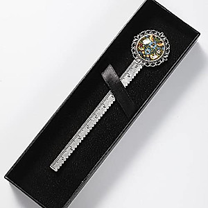 Metal Bookmarks, Bookmark for Book Lovers, Readers, Writers, Women, Men, Strawberry Bird Retro Flower Plant