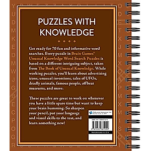 Brain Games - Unusual Knowledge Word Search Puzzles
