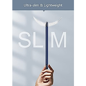 MoKo Case Fits Amazon All-New Kindle Fire 7 Tablet (2022 Release-12th Gen) Latest Model 7", PU Leather Trifold Stand Cover with Translucent Frosted Backshell with Auto Wake/Sleep, Indigo