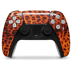 WraptorSkinz Skin Wrap compatible with Sony PS5 DualSense Controller Fractal Fur Cheetah (CONTROLLER NOT INCLUDED)