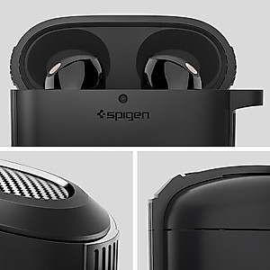 Spigen Rugged Armor Designed for Sony WF-1000XM5 Case Cover (2023) Durable Protection - Matte Black