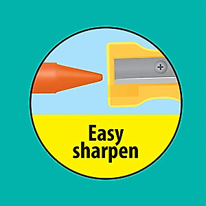 BIC Kids Crayons,GREEN,8 Count (Pack of 1)