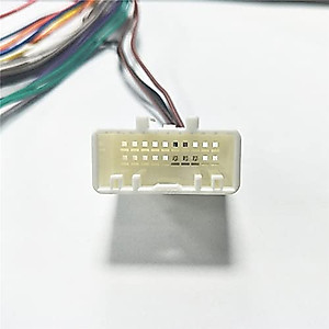 Yassdwbn 20 PIN Wiring Harness Connector for Toyota Stereo DVD Android Player Power Cable