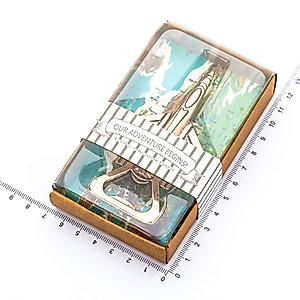 Jet Plane Bottle Opener - Aviation Gifts for Pilot - Airplane Decor - Birthday Gift for Veteran - Plane Beer Bottle Opener in Gift Box - Perfect Travel Gift (Jet)