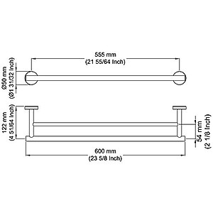 Towel Racks, Towel Rack Bathroom Shelf Towel Rack Stainless Steel Towel Rack Holder Bathroom Kitchen Storage Holder Wall Mounted Bathroom Multifunctional Towel Rack Storage Hanger Shower