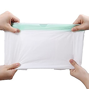 Hawnn 8 Gallon Trash Bag 120 Count, Unscented Strong Drawstring Garbage Bag Fit 30 Litter Trash Can, for Kitchen, Bathroom, Bedroom, Office ( Green )