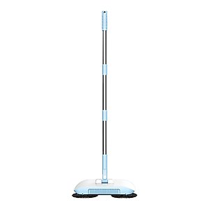Broom with Dustpan Combo Set Hand Push Sweeper Household Lazy Three-in-one Suction Sweeper Cleaning Machine Floor Stall Broom Set Dust Pan and Broom Set Cleaning Tools Apartment Home Essentials