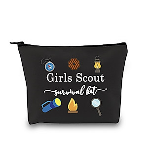 GJTIM Girls Scout Gift Scout Leader Gift Girls Scout Survival Kit Funny Zipper Pouch Accessories