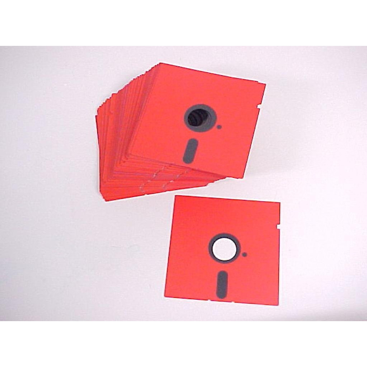 Qty 200 New 5 1/4 Inch 1.2 MB Floppy Disks Diskettes Red