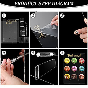 2 Pack Donut Stand Donut Display Wall Stand for Dessert Table Clear Acrylic Donut Holder Stand for Wedding Birthday Treat Holiday Gathering Party (13.78 x 9.84 Inch)