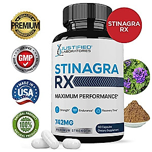 (5 Pack) Stinagra RX 742mg All Natural Advanced Men's Health Formula 300 Capsules