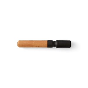 Rabbit 2-in-1 Muddler & Citrus Reamer, Beech Cocktail Muddler, Made from Solid Oiled, Wood/Black