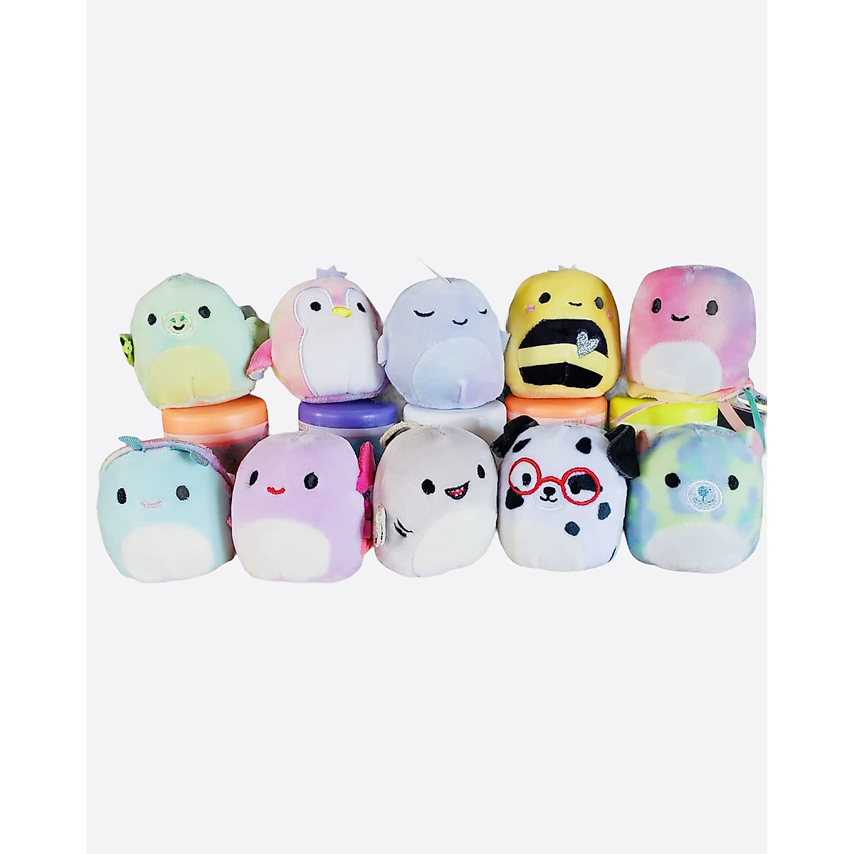 KellyToy Squishmallows Micromallows 2.5” Mystery Squad Series 2 in Sealed Capsule Plush Stuffed Toy